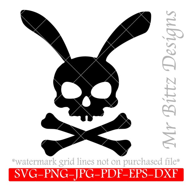 Bad Bunny SVG, Evil Rabbit Silhouette JPG, Angry Easter Bunny Pdf ...