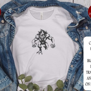 Troll SVG, Werewolf, Wolf Man, Ogre, Brute, Halloween Monster, Hairy ...