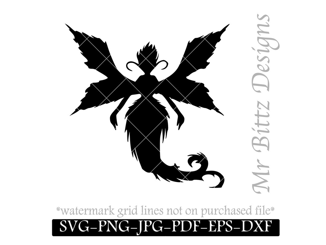 Dark Fairy SVG Evil Fairy Sprite Naiad Fae Faerie Pixie - Etsy