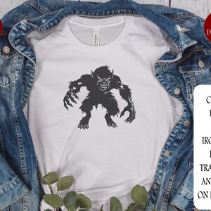 Troll SVG, Werewolf, Wolf Man, Ogre, Brute, Halloween Monster, Hairy ...