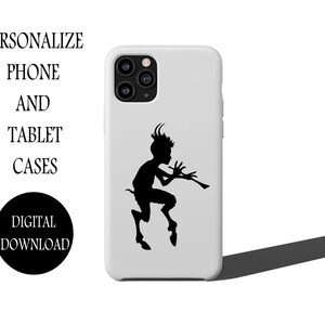 Satyr SVG, DIY Transfer Sticker, Iron on Fairy Graphic, Fantasy Stencil ...