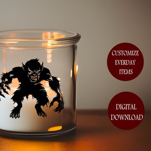 Troll SVG, Werewolf, Wolf Man, Ogre, Brute, Halloween Monster, Hairy ...
