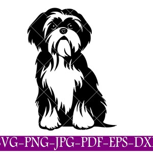 Shih Tzu SVG Digital Download Cute Dog Image Shih Tzu Lover - Etsy