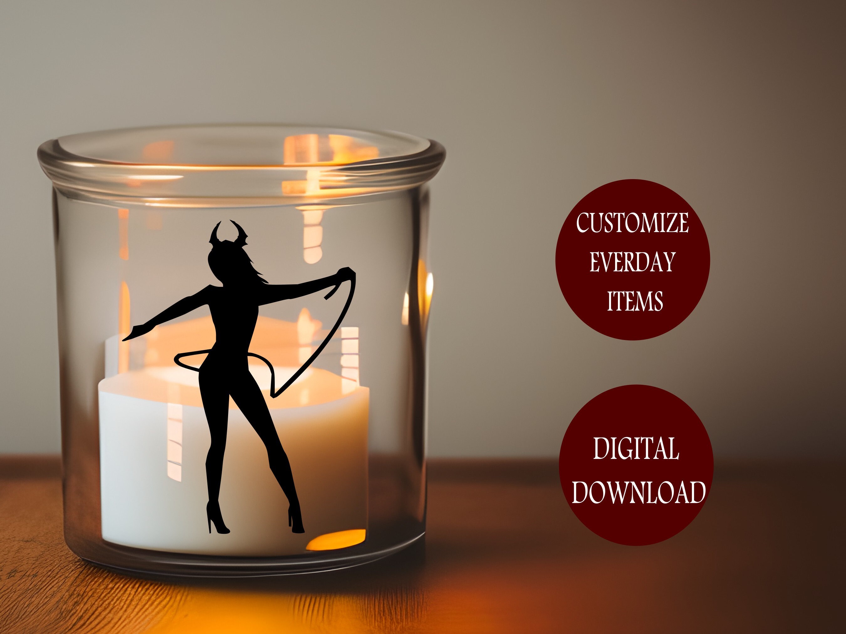 Succubus Svg Diy Decal Sticker Iron On Female Demon Etsy