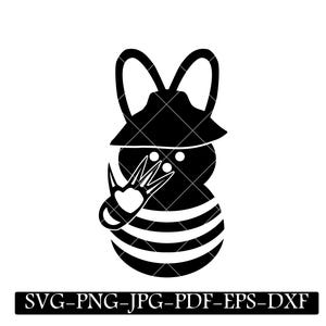 Easter Horror Peeps SVG Digital Download, Easterween Pdfs, Scary Peeps ...