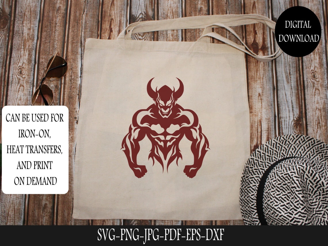 Demon Svg, DIY Devil Graphic, Devilish Art, Edgy Crafting, Cheeky Satan ...