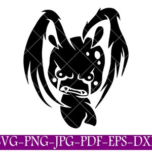 Bad Bunny SVG Evil Rabbit Silhouette JPG Creepy Cottontail - Etsy
