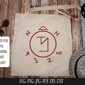 Angel Banishing Symbol SVG, Angel Ward DIY Decal, Supernatural Symbol ...