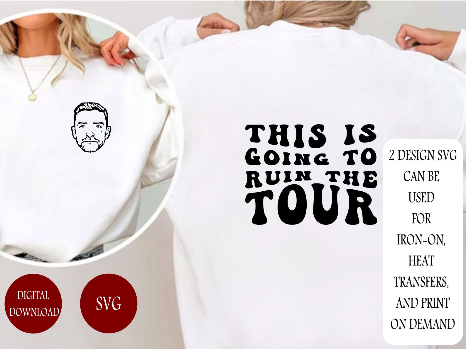 This is Going to Ruin the Tour SVG, Justin Timberlake DWI Mugshot Svg ...