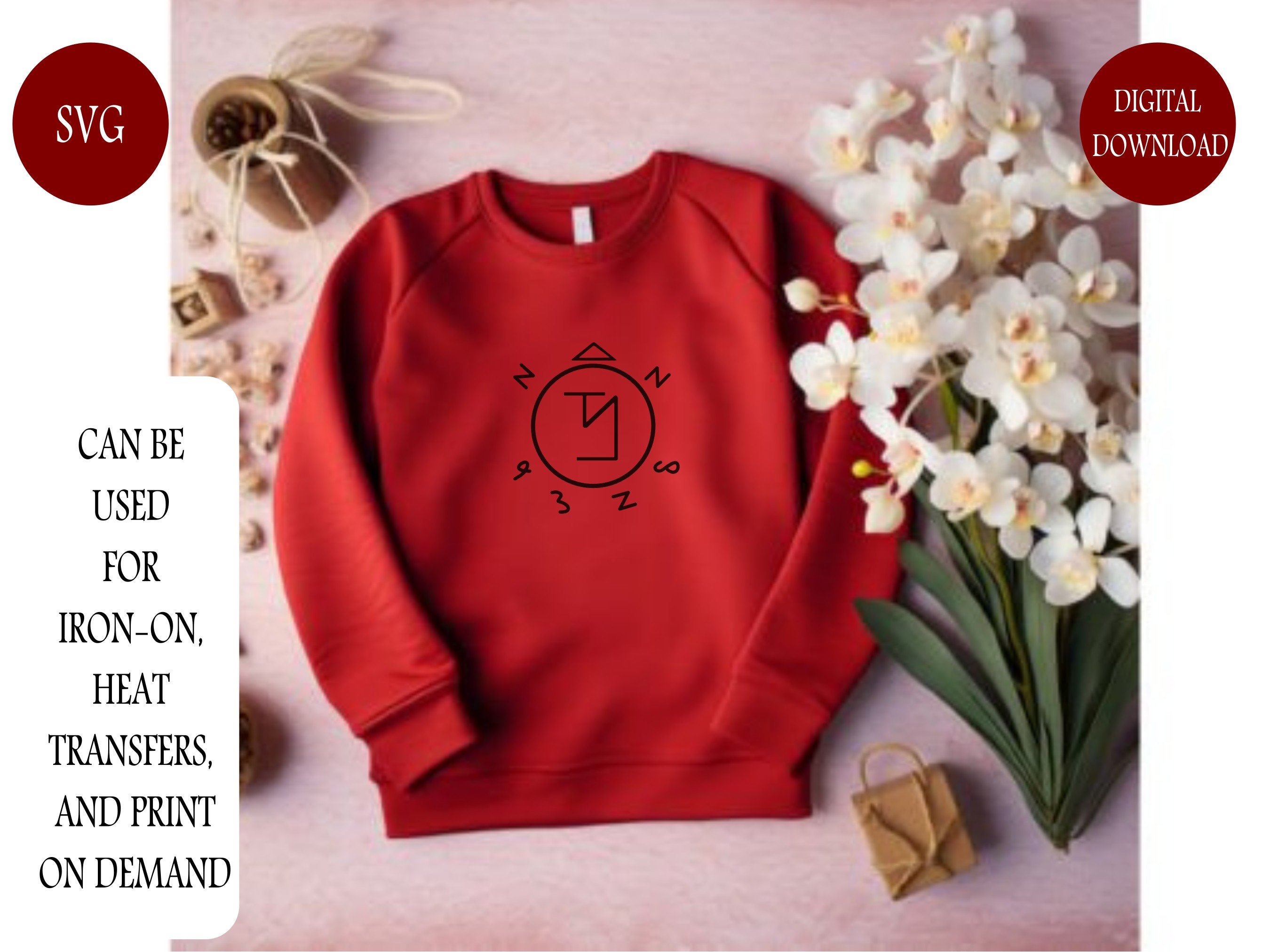 Angel Banishing Symbol SVG, Angel Ward DIY Decal, Supernatural Symbol ...