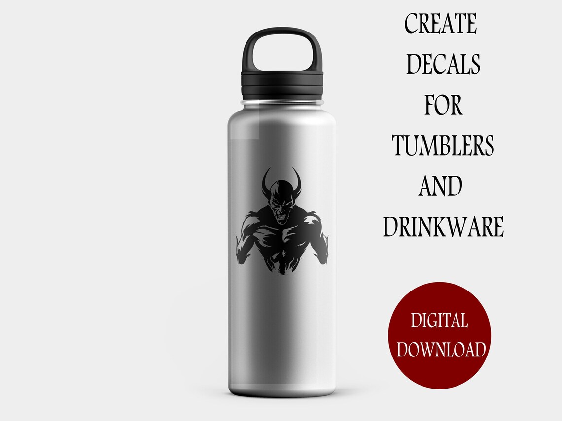 Demon Svg, DIY Devil Graphic, Devilish Art, Edgy Crafting, Cheeky Satan ...