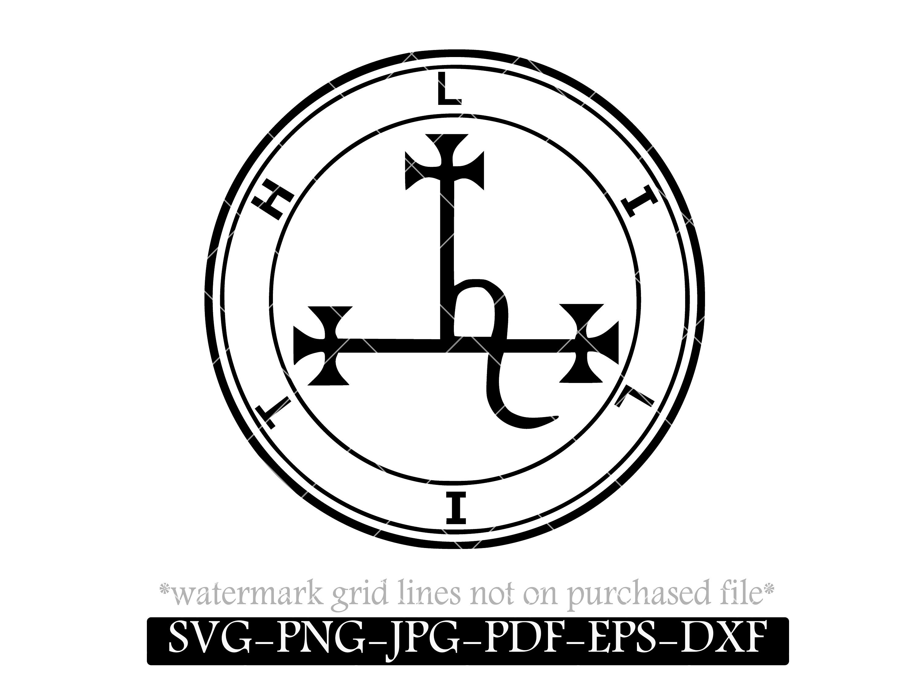 Lilith Symbol SVG, DIY Decal, Supernatural Symbol, Sigil, Digital ...