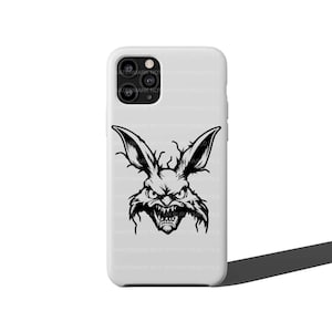 Bad Bunny SVG, Evil Rabbit Silhouette JPG, Angry Easter Bunny Pdf ...