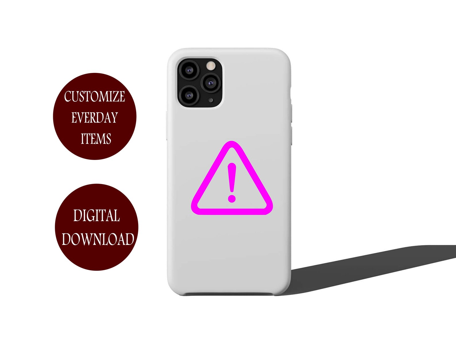 Danger Symbol SVG, DIY Decal, Caution Symbol, Digital Download, Cricut ...