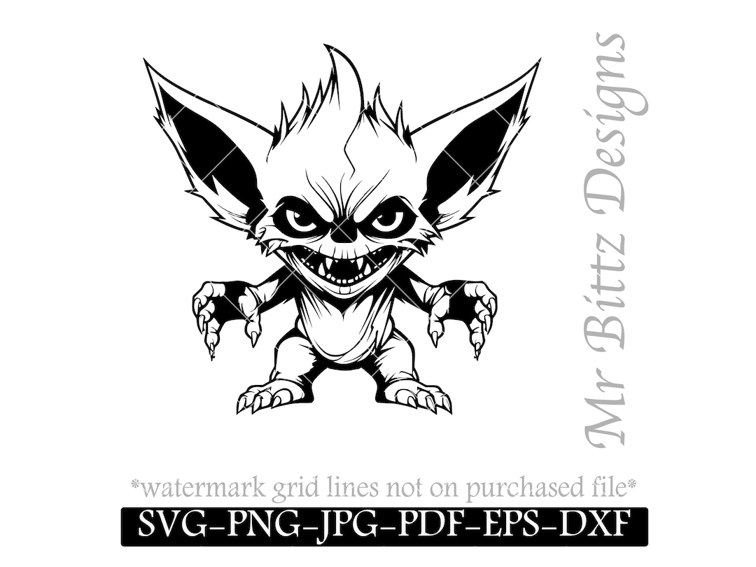 Goblin SVG, Mischievous Gremlin, Evil Imp, Hobgoblin, Troll, Puck ...