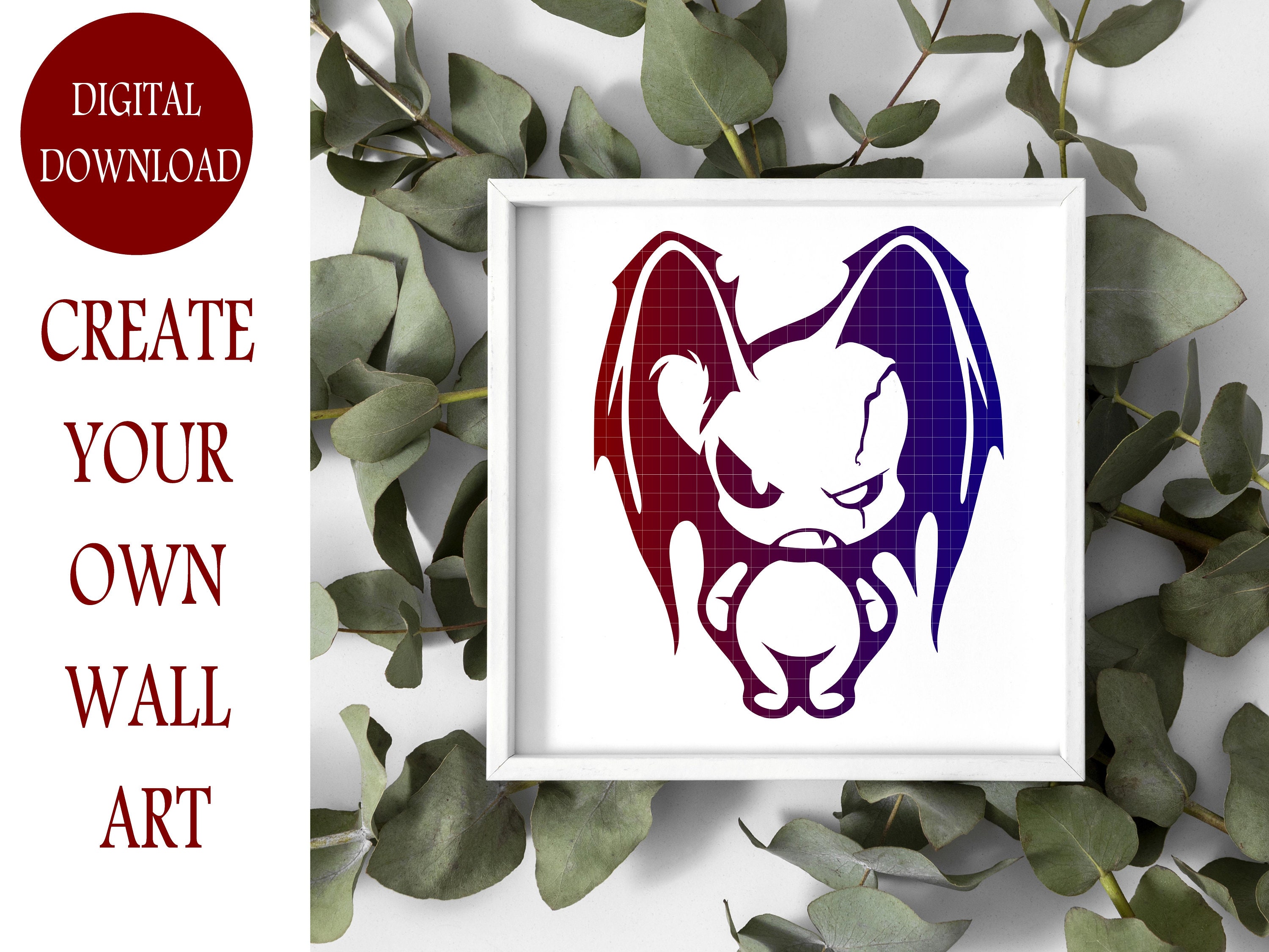 Bad Bunny SVG, Evil Rabbit Silhouette JPG, Creepy Cottontail EPS, Grim ...