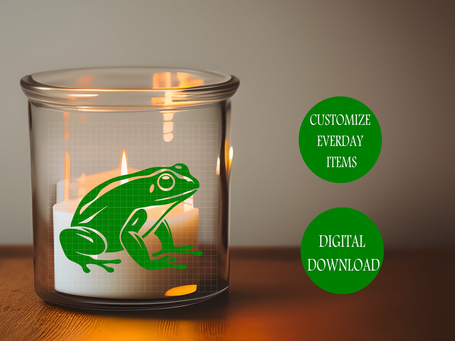 Frog Silhouette SVG DIY Frog Decal Cute Frog Graphic PDF - Etsy