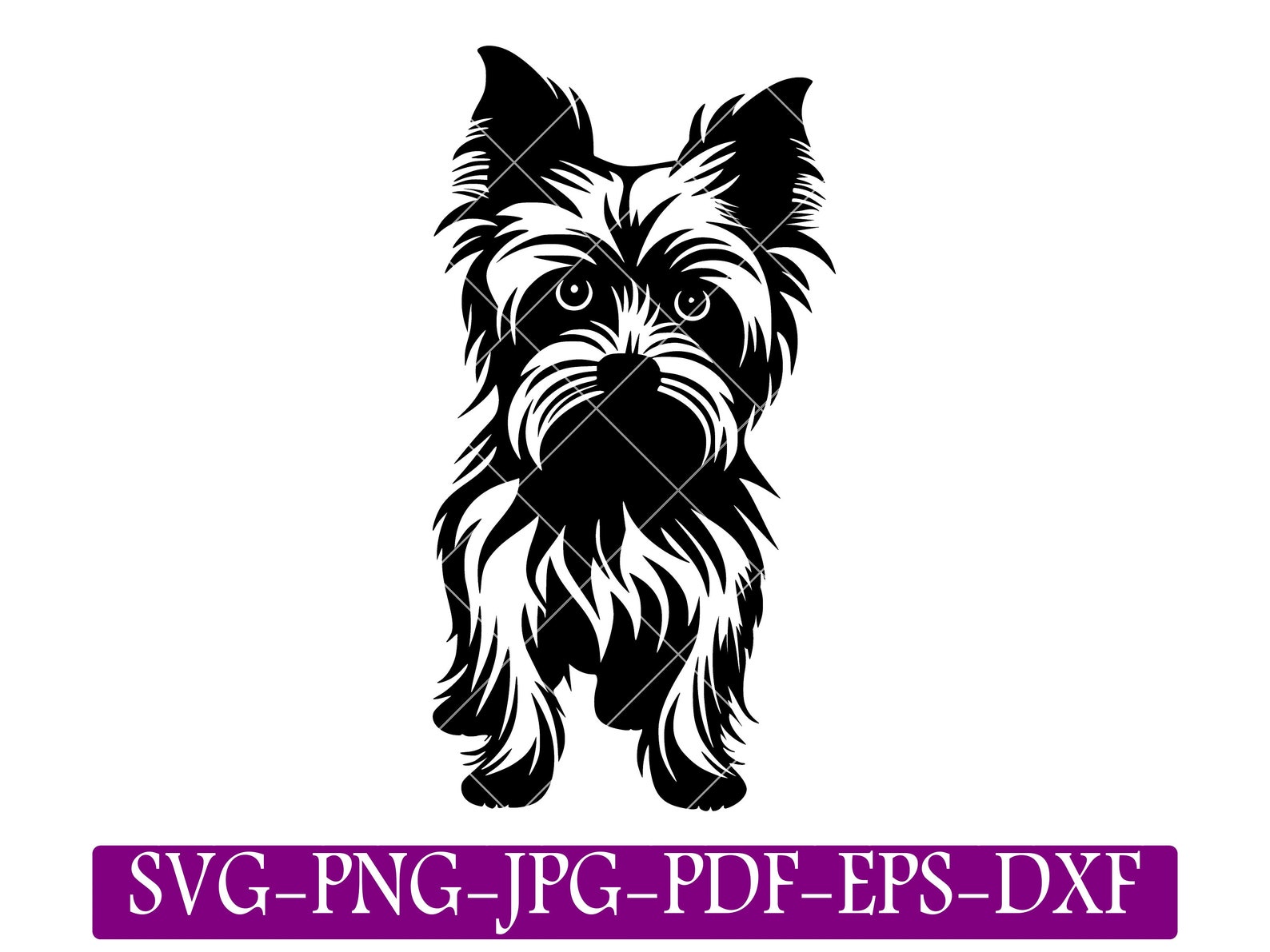 Yorkie SVG Digital Download Cute Dog Image Yorkie Lover DIY - Etsy