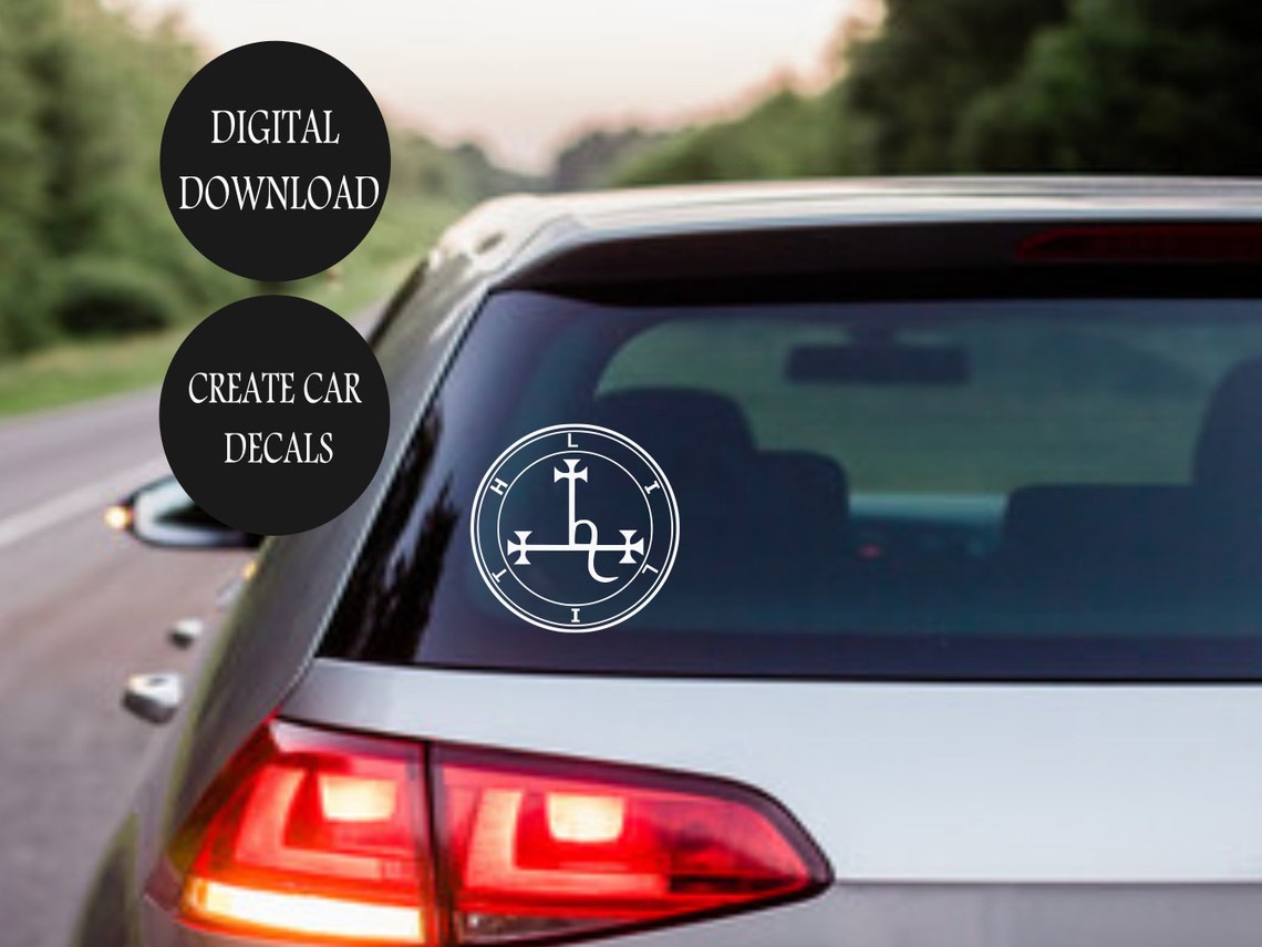 Lilith Symbol SVG, DIY Decal, Supernatural Symbol, Sigil, Digital ...