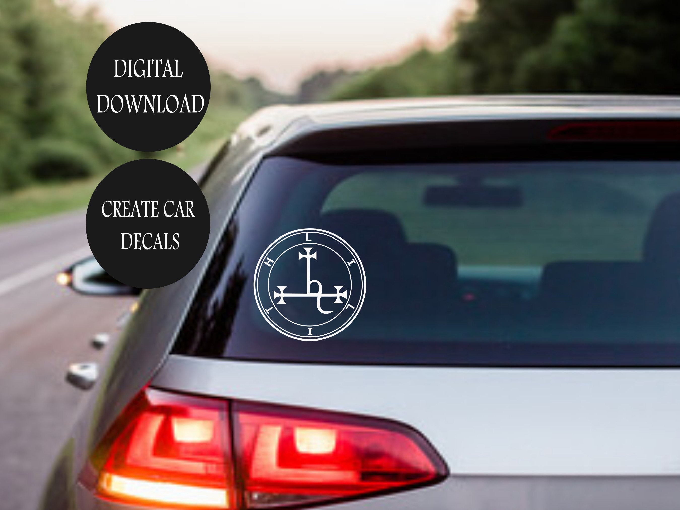 Lilith Symbol SVG, DIY Decal, Supernatural Symbol, Sigil, Digital ...