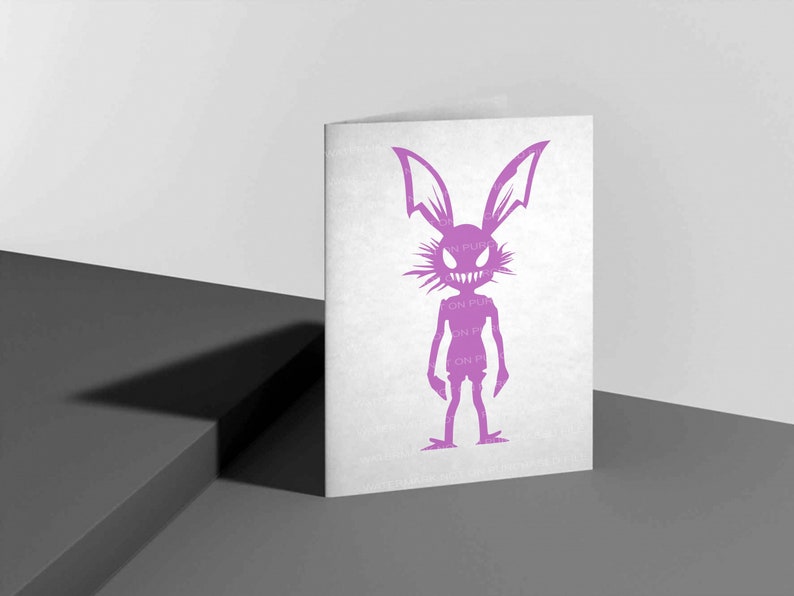 Bad Bunny SVG Evil Rabbit Silhouette JPG Easterween Evil - Etsy