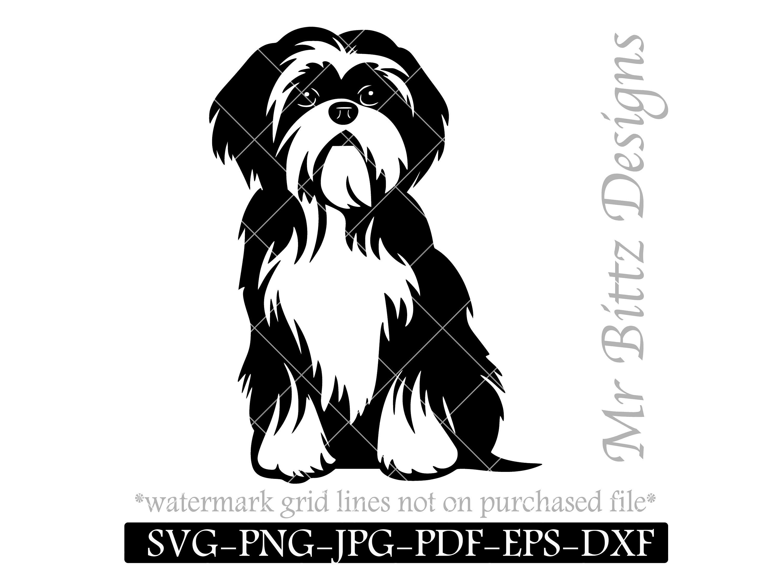 Shih Tzu SVG Digital Download, Cute Dog Image, Shih Tzu Lover, DIY ...