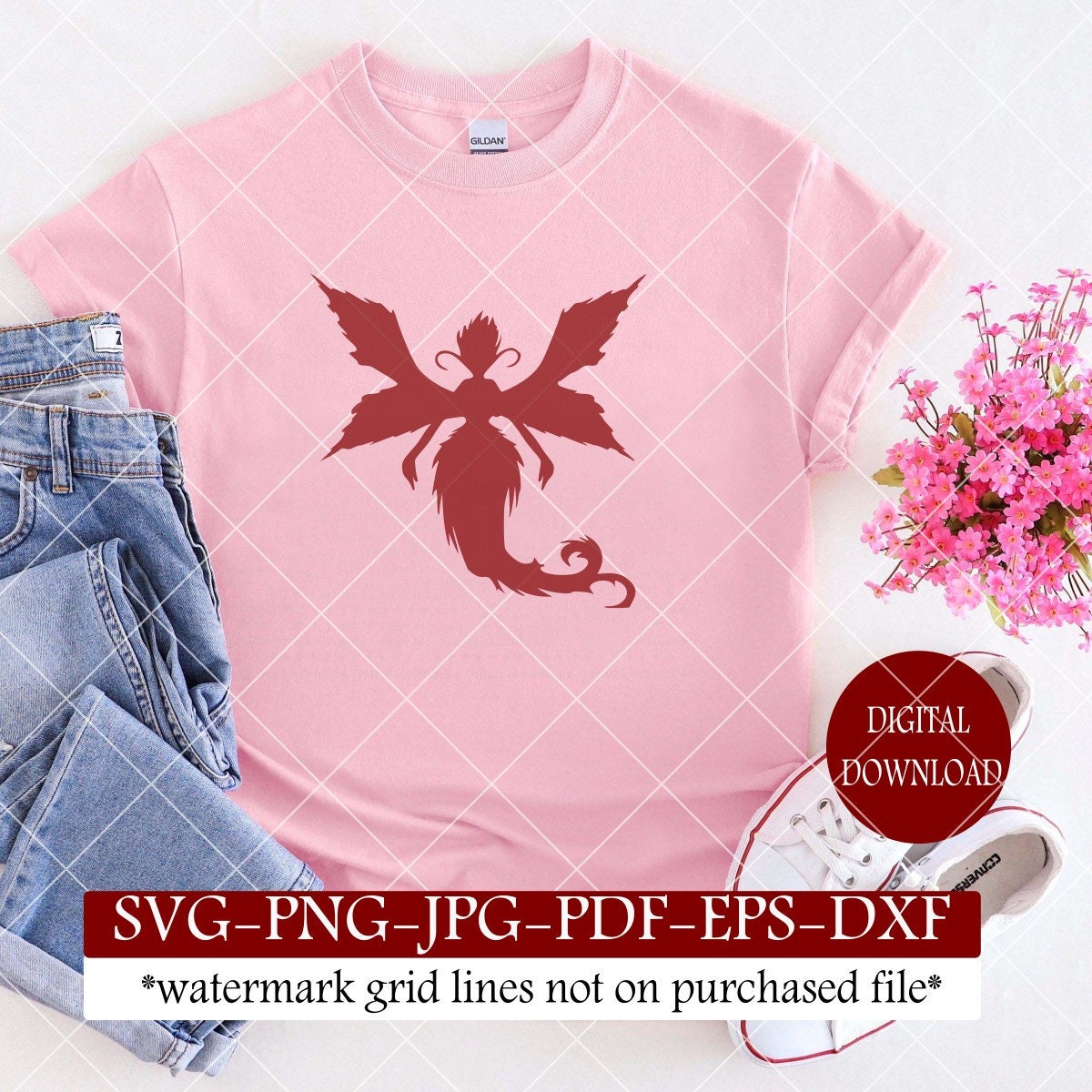 Dark Fairy SVG Evil Fairy Sprite Naiad Fae Faerie Pixie - Etsy