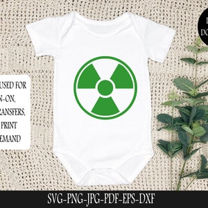 Radiation Symbol SVG, DIY Decal, Caution Symbol, Digital Download ...
