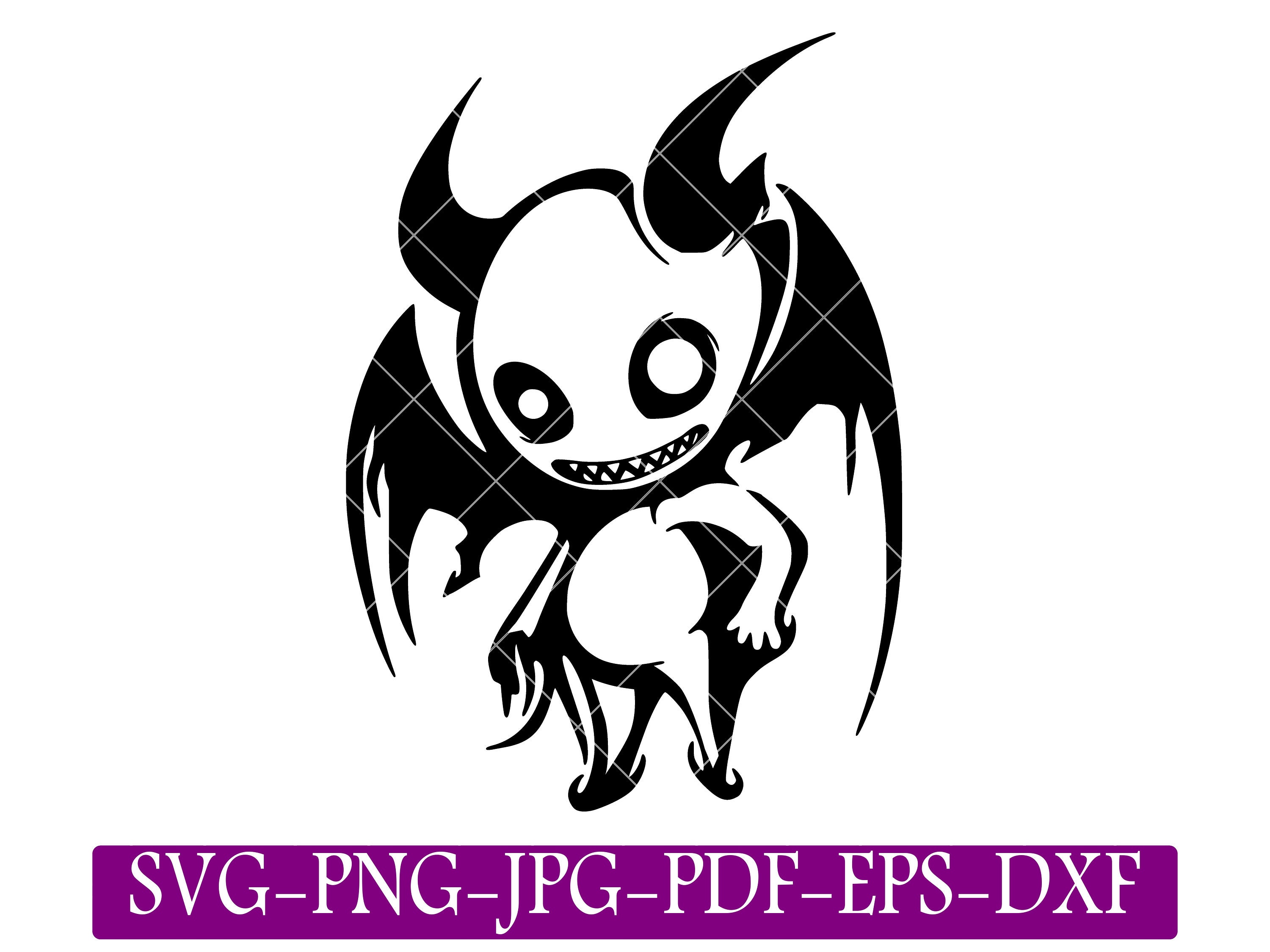 Imp Svg DIY Devil Graphic Devilish Art Edgy Crafting - Etsy