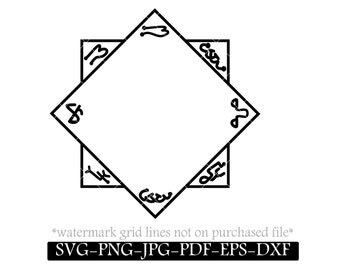 Mark of Cain Symbol SVG, DIY Decal, Supernatural Symbol, Sigil, Digital ...