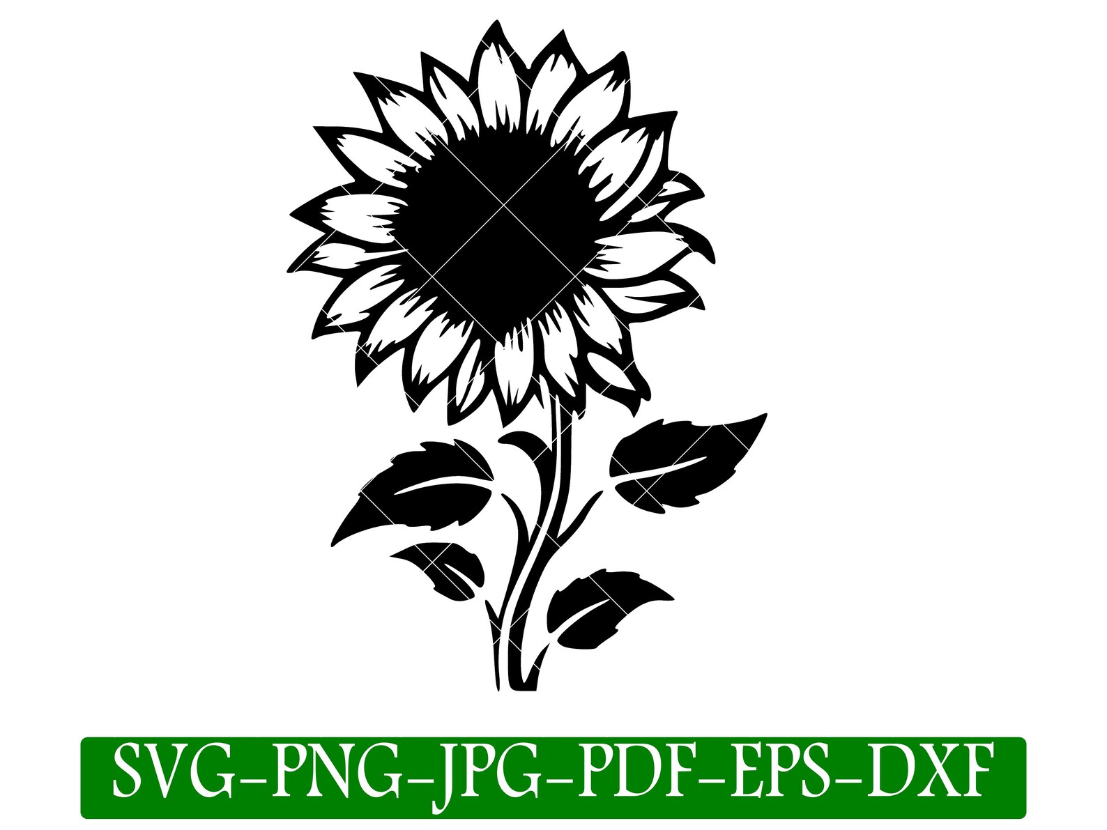Sunflower SVG Floral Png Transfer Sticker File Vector - Etsy