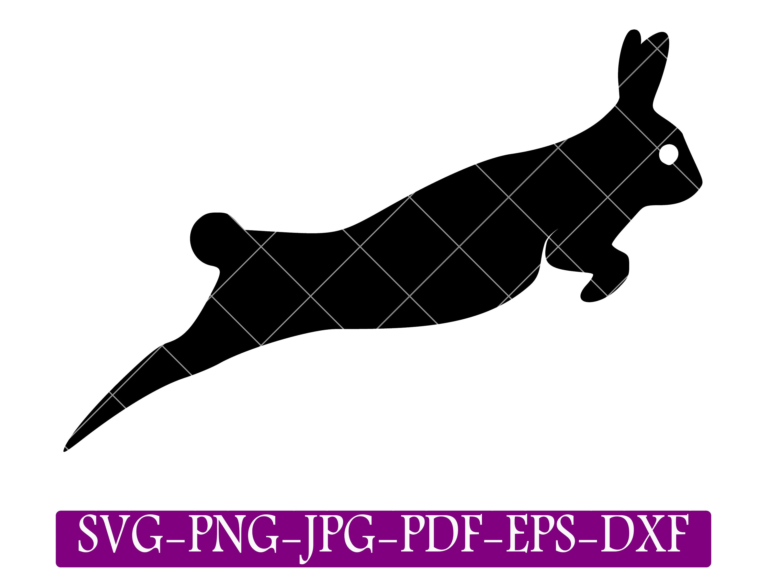 Bunny Jumping Silhouette