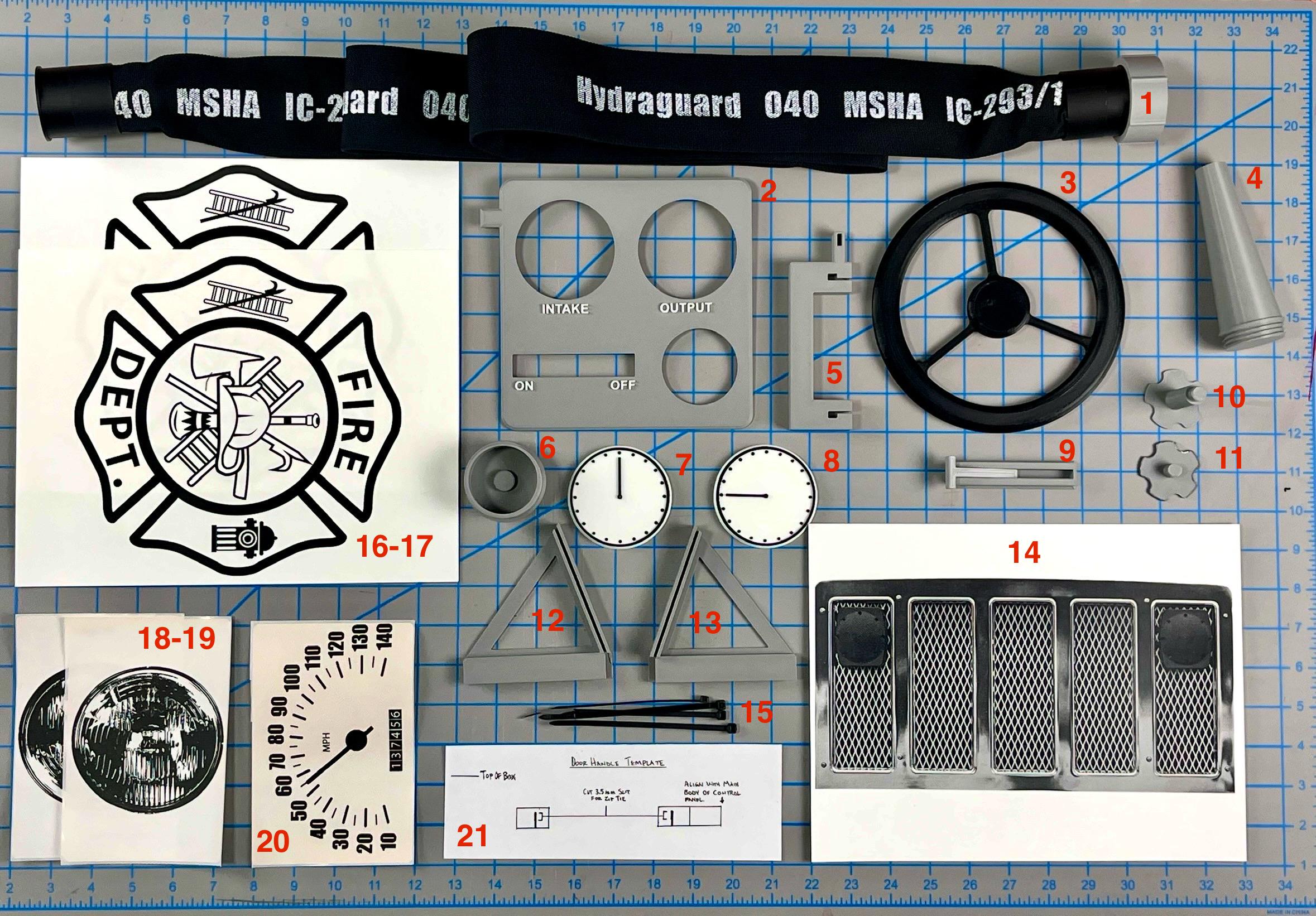 Firetruck DIY Kit - Etsy