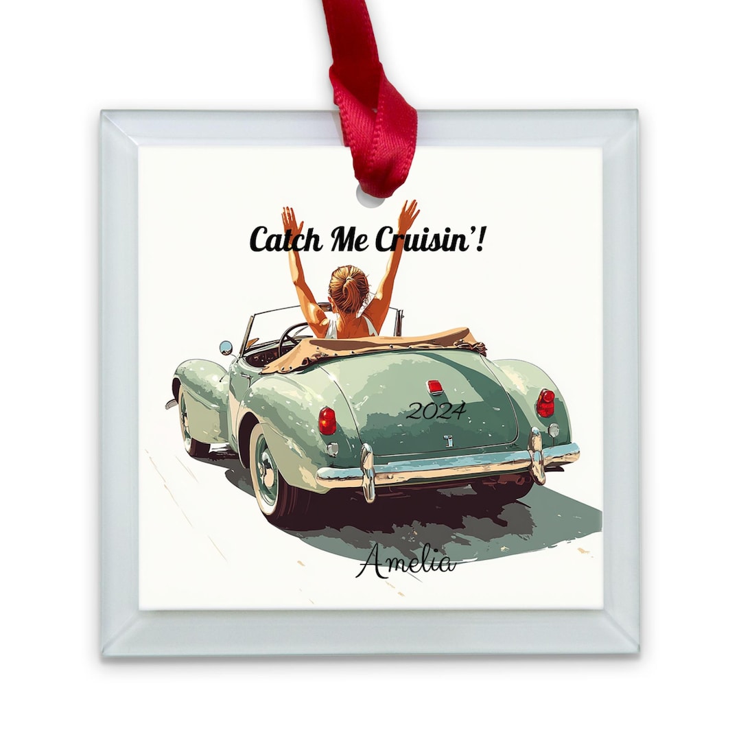 First Time Girl Driver Personalized Ornament Car Ornament for New ...