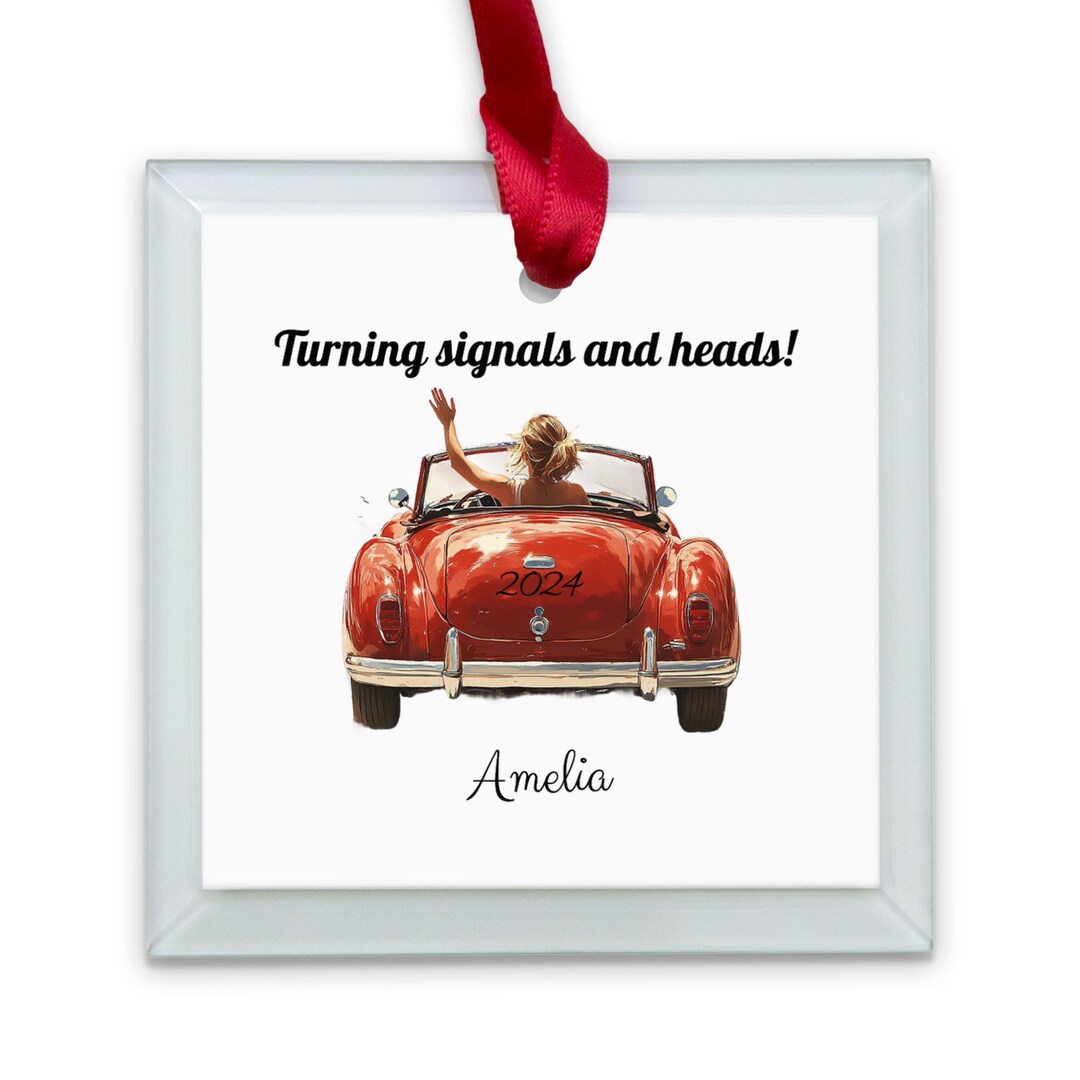 Personalized First Time Girl Driver Ornament New Driver Gift Keepsake ...