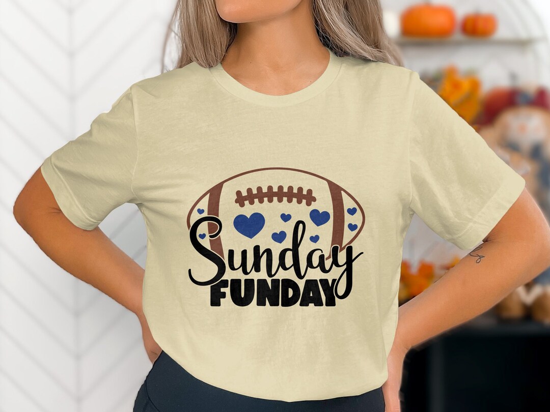Sunday Funday Football Mom Football Dad Friday Night Lights T - Etsy