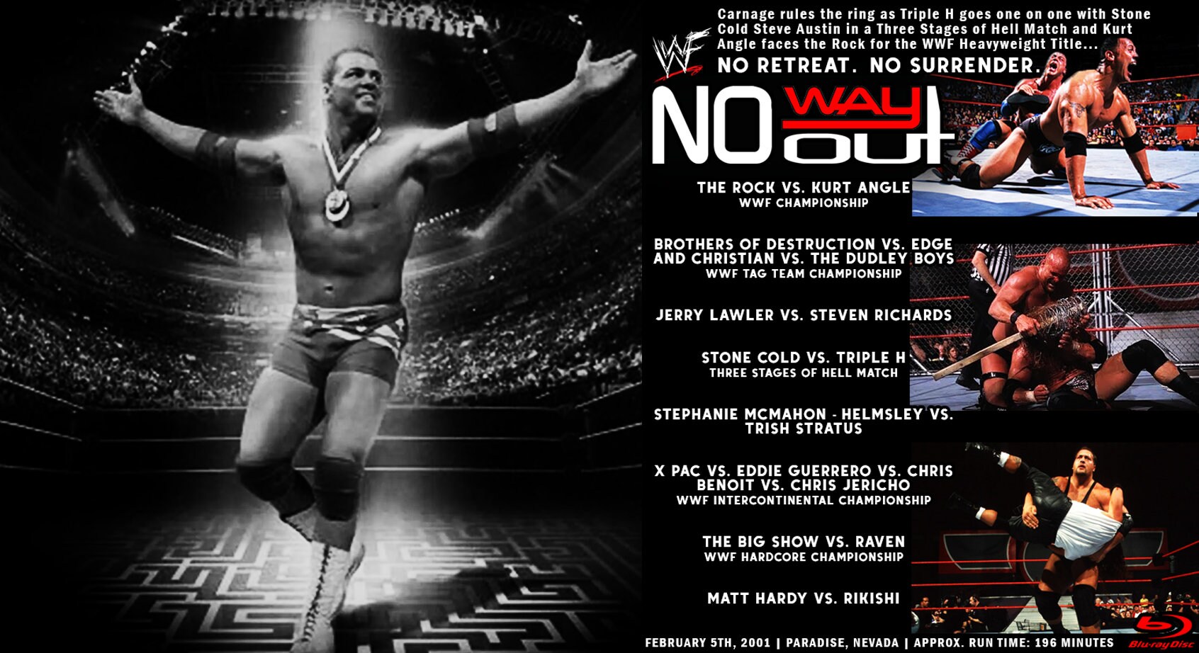 WWF No Way Out 2001 Blu Ray - Etsy