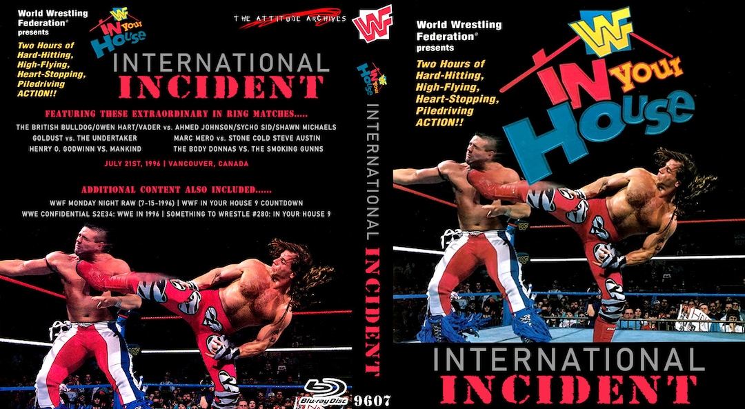 WWF in Your House: International Incident 1996 Blu Ray - Etsy