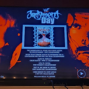 WWF JUDGMENT DAY 2001 Blu Ray - Etsy