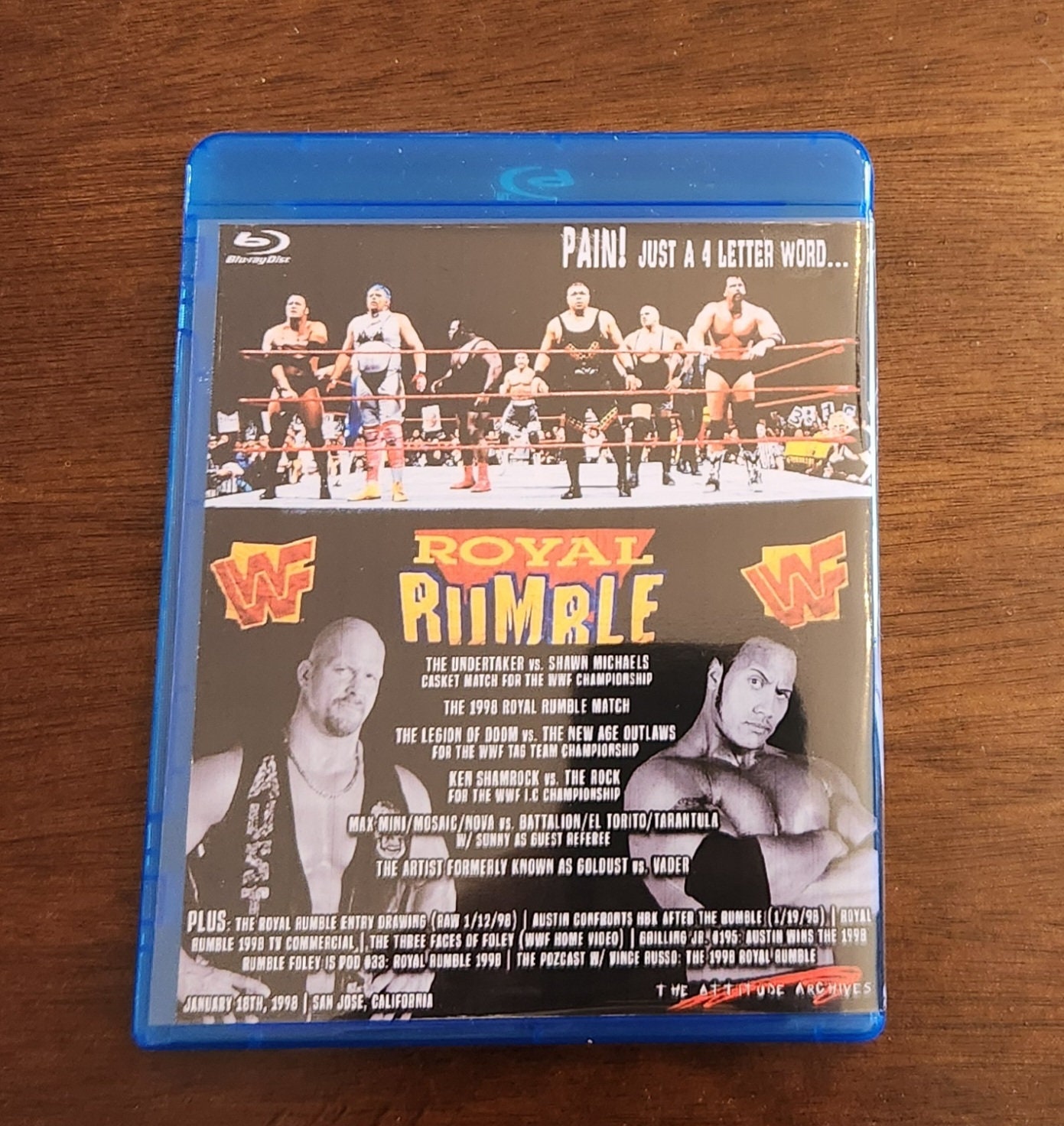 WWF Royal Rumble 1998 Blu Ray - Etsy