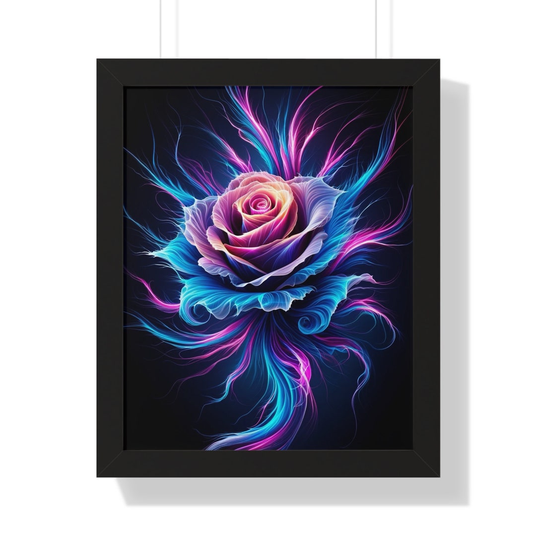 Ethereal Bloom: the Plasma Rose - Etsy