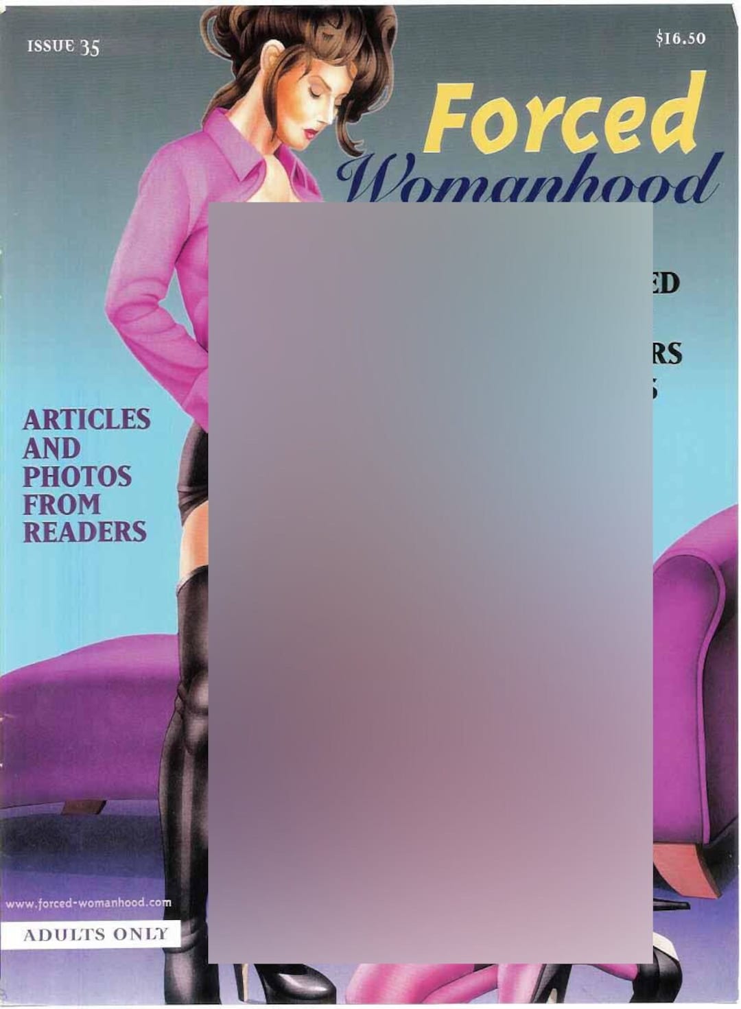 Forced Sissies Womanhood Issue 35, 2002 Vintage Magazine Forced ... Forced Sissies Womanhood Issue 35, 2002 Vintage Magazine Forced ...