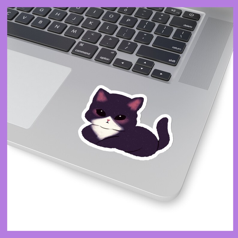 Tuxedo Cat Sticker | Cute Cat Sticker, Vintage Sticker Cat, Kitten ...