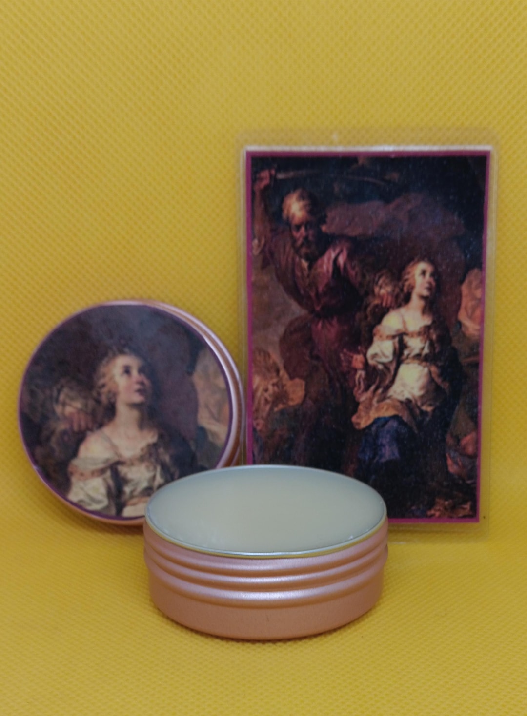 St Dymphna 1 Ounce Solid Holy Relic Balm -3rd Class Holy Relic - Etsy