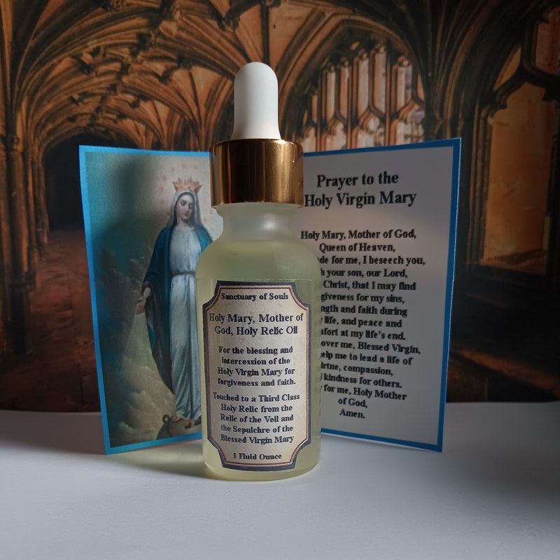Holy Mary Spiritual Oil - Etsy
