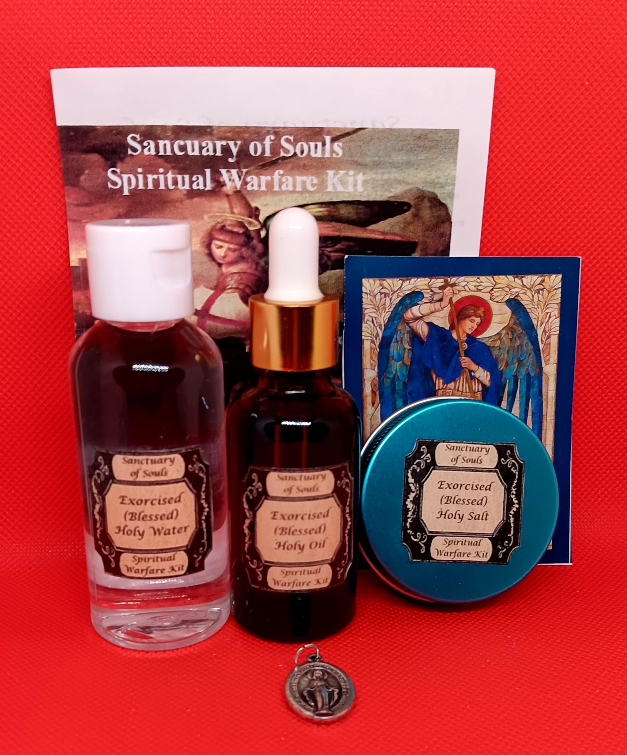 Spiritual Warfare Kit With Blessed Oil, Blessed Salt, and Holy Water ...