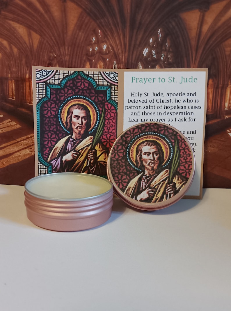 St Jude Holy Relic Oil Solid 1 Ounce 3rd Class Holy Relic With ...