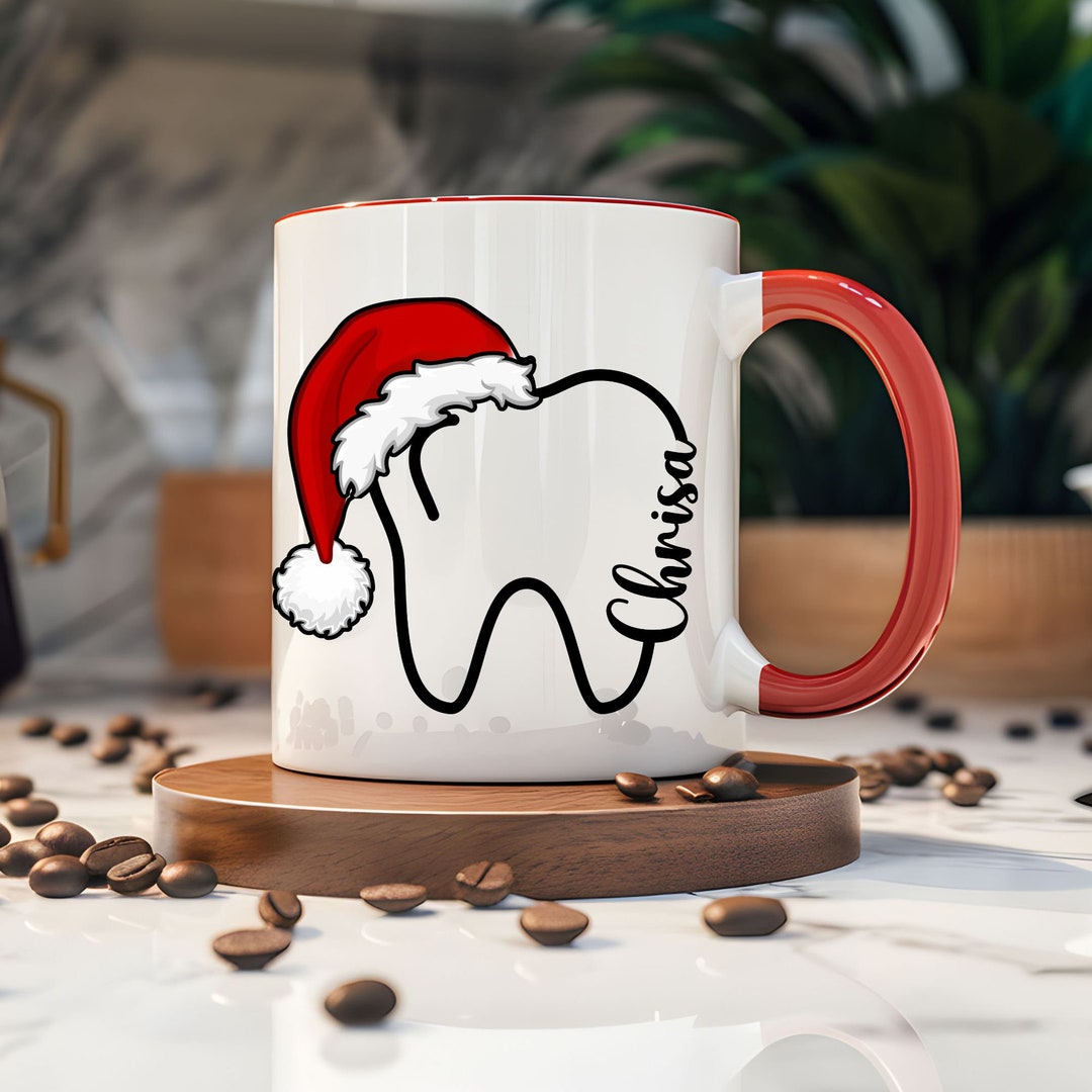 Personalized Dental Coffee Mug, Dental Team Christmas Gift, Mug With ...