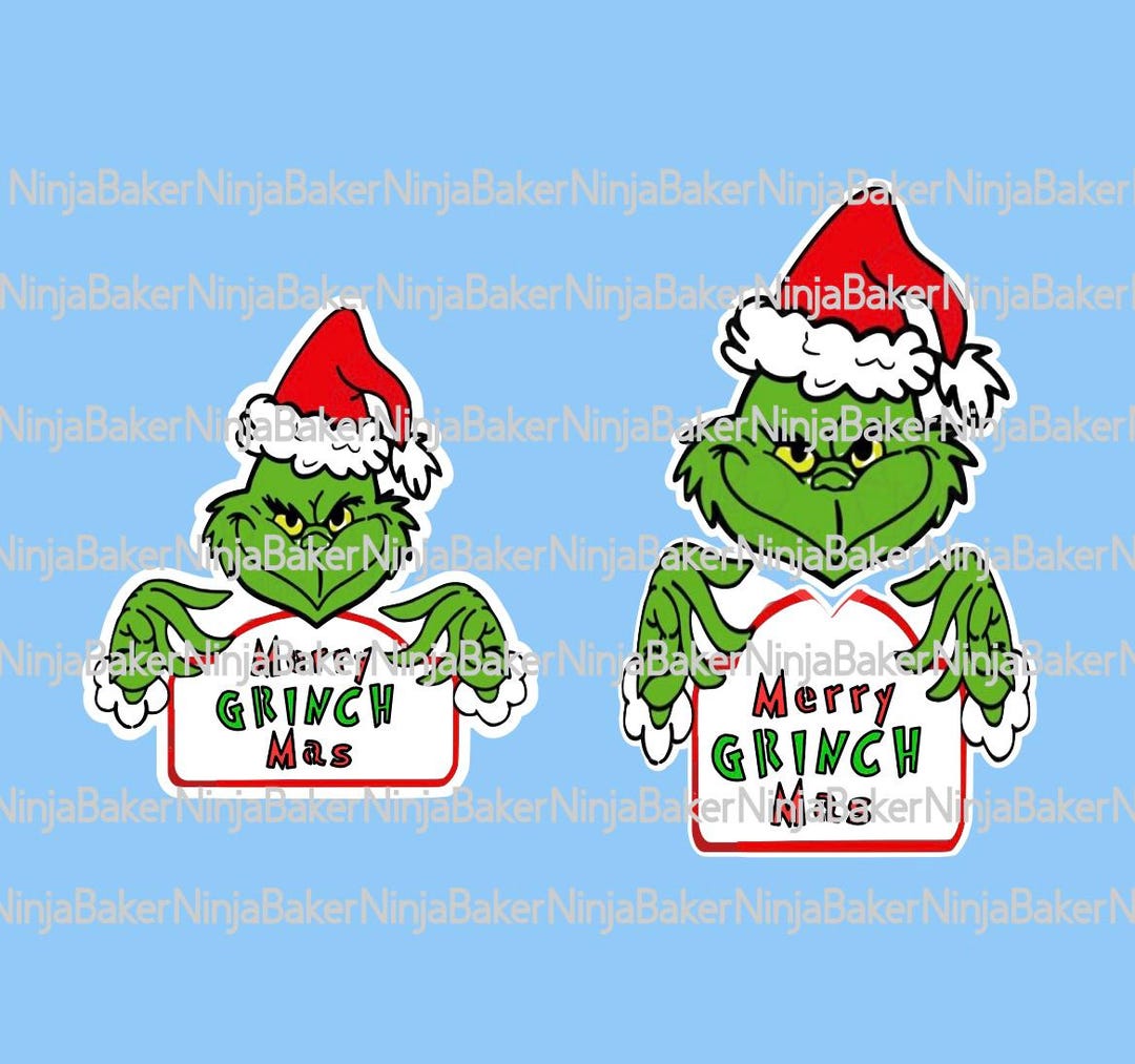 Fast Shipping Grinch Cookie Cutter Christmas Cookie Cutter Personalized ...