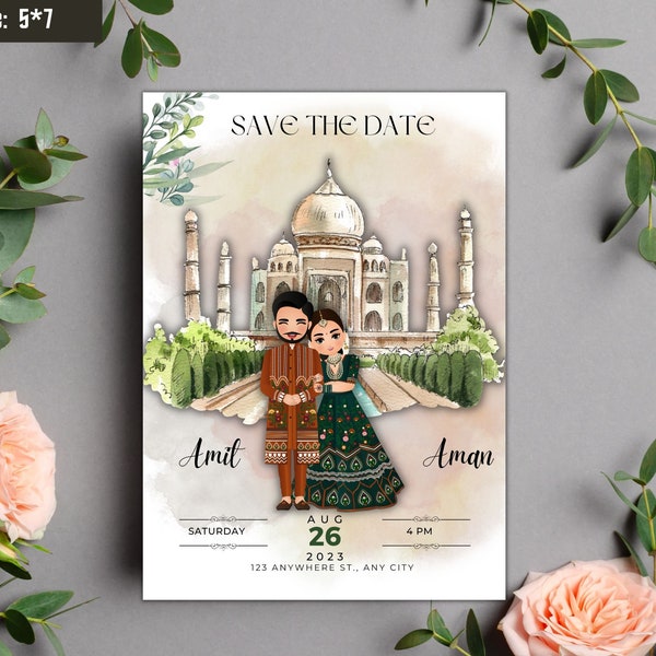 Indian Wedding E Invitations - Etsy